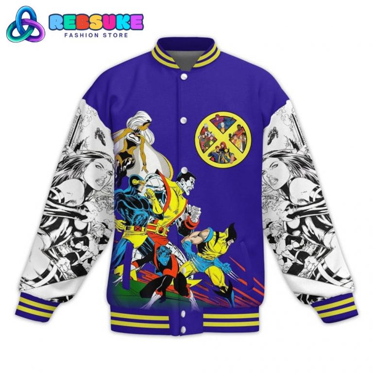 X-Men Marvel Comics Custom Baseball Jacket - Rebsuke