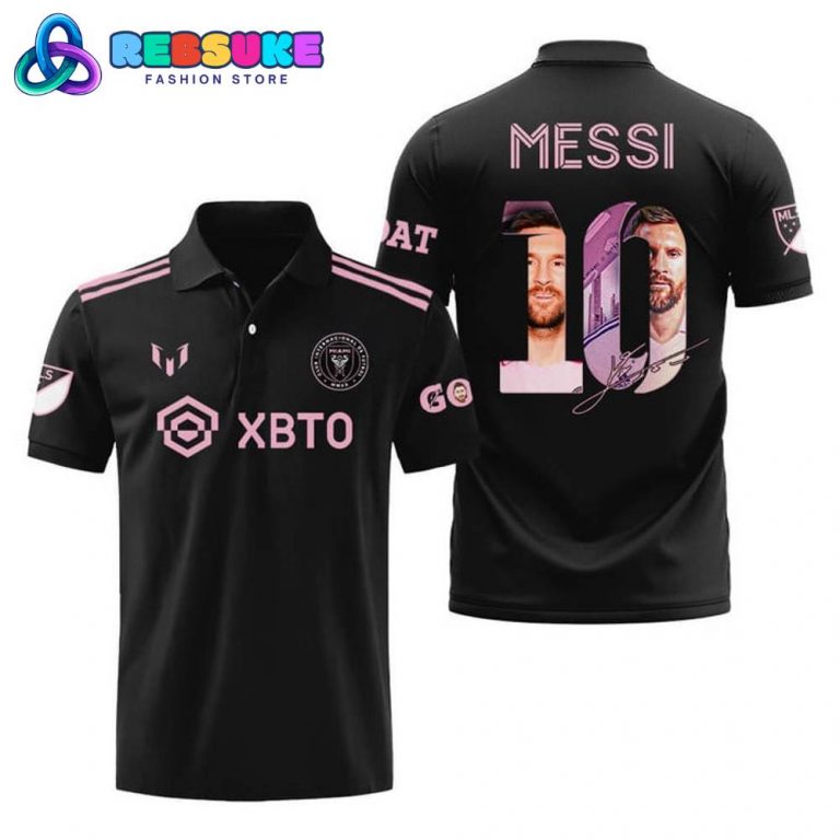 Lionel Messi Inter Miami Away Polo Shirts - Rebsuke