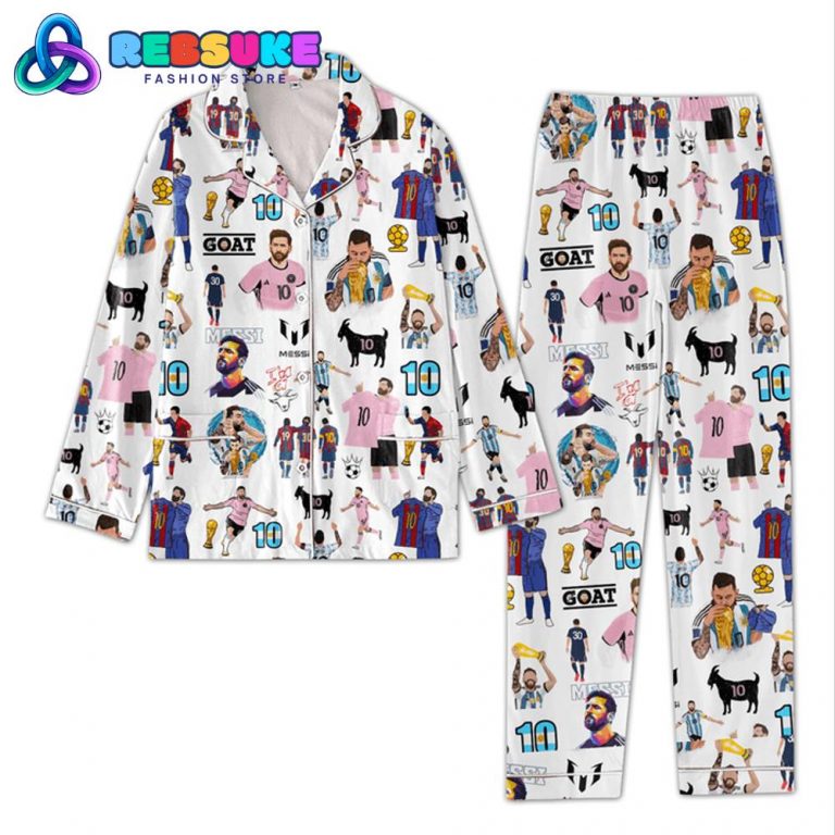 Lionel Messi World Cup Champion Pajamas Set - Rebsuke