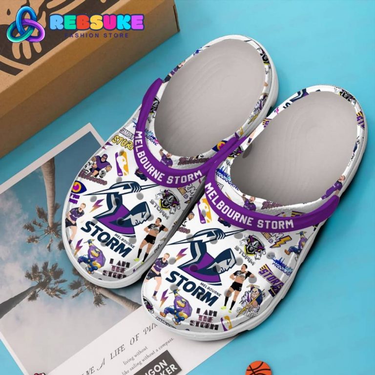Melbourne Storm NRL Go Storm Crocs - Rebsuke