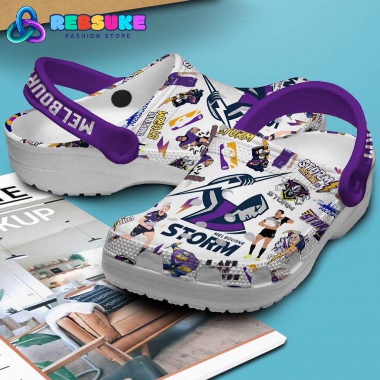 Melbourne Storm NRL Go Storm Crocs - Rebsuke