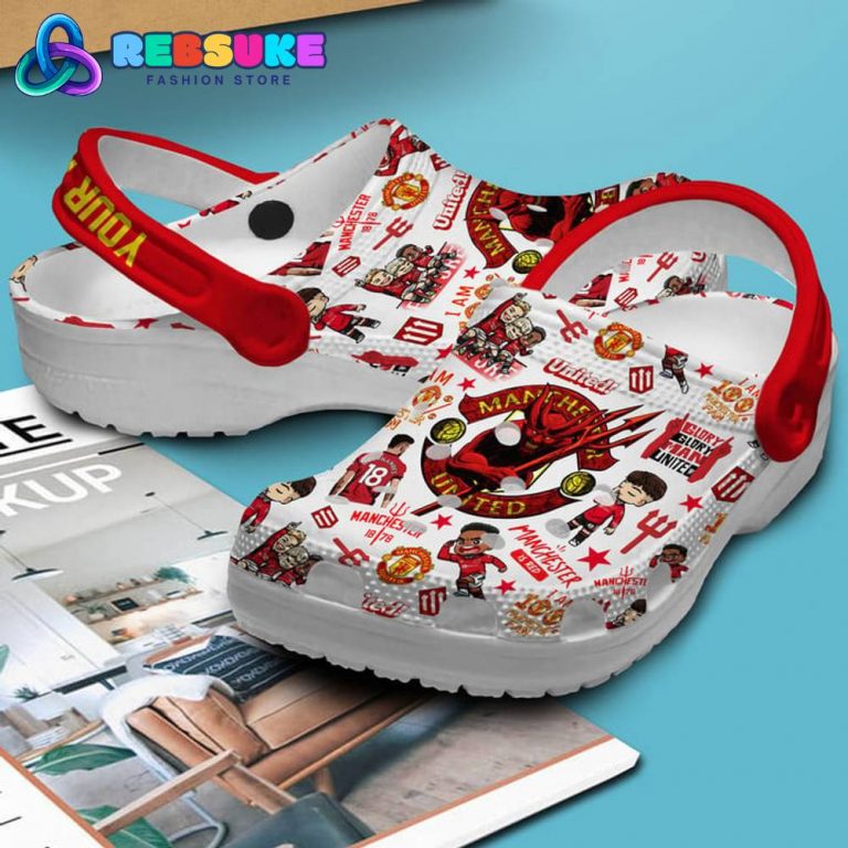 Manchester United The Red Devils Customized Crocs - Rebsuke