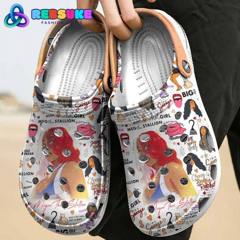 Megan Thee Stallion New Custom Name Crocs - Rebsuke