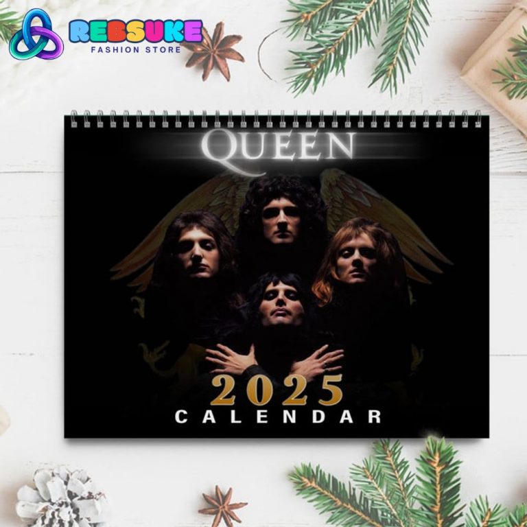 Queen Band New Year 2025 Wall Hanging Calendar - Rebsuke