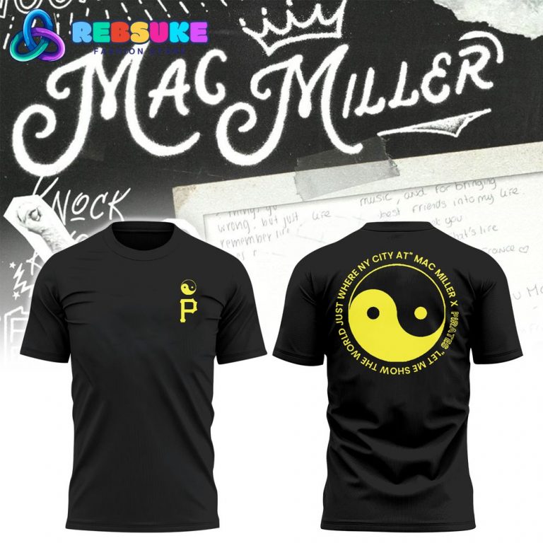 Mac Miller x Pittsburgh Pirates Limited Edition Shirt 2025 - Rebsuke