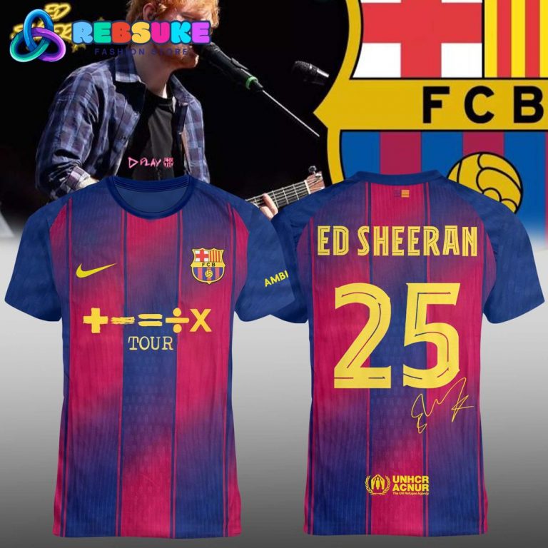 FC Barcelona x Ed Sheeran Limited Edition 2025 Jersey - Rebsuke